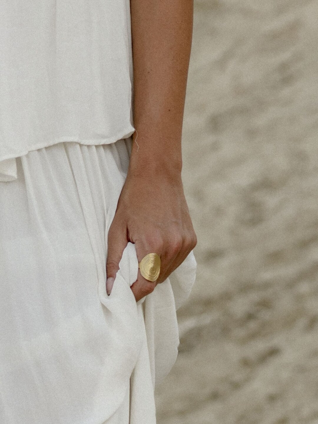 Spiral Ring, Gold Geometric Ring, Unique Gold Jewelry, Unique Statement ...