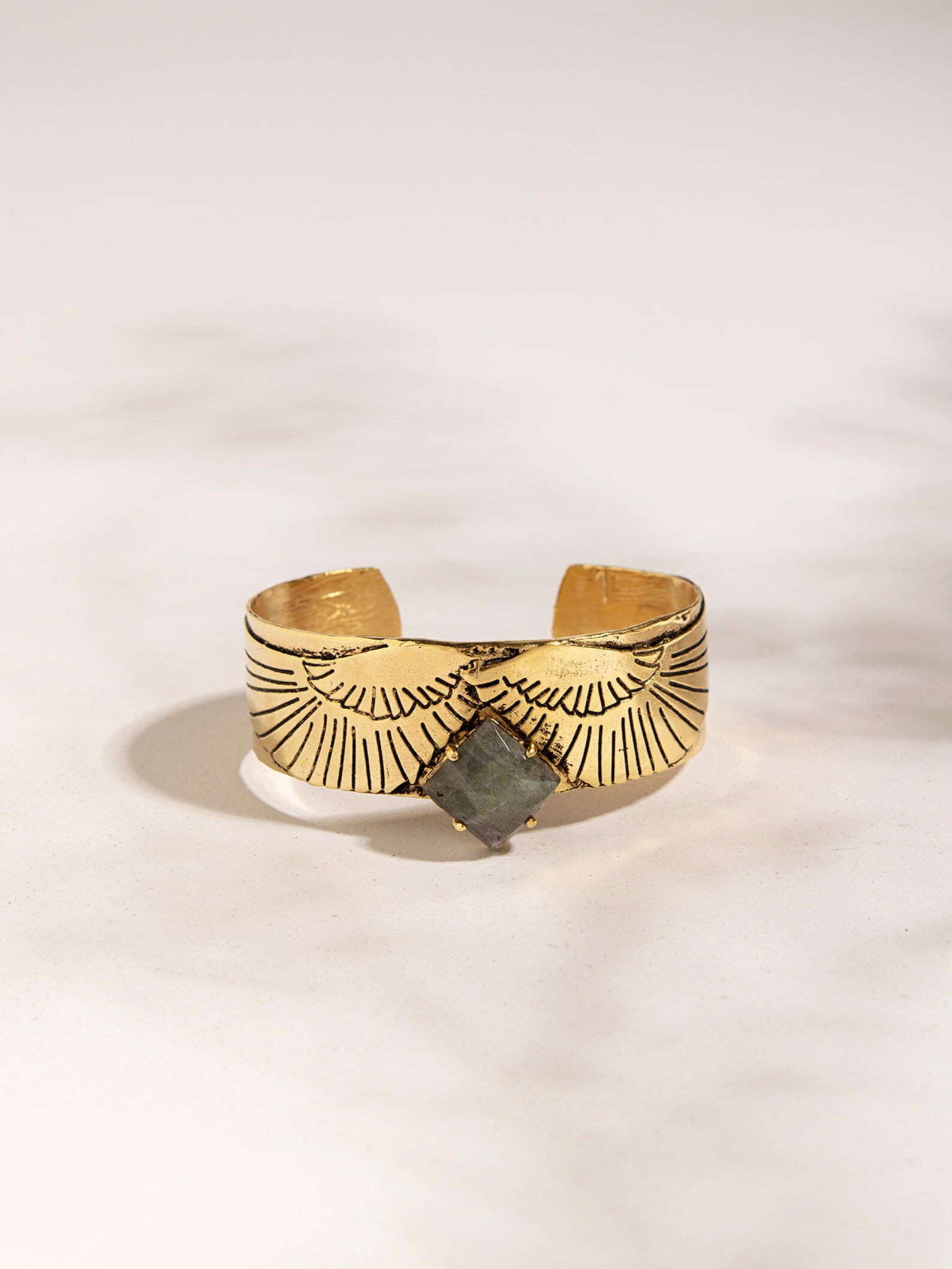 Stone Cuff Bracelet Boho Cuff Bracelet Bohemian Cuff - Etsy