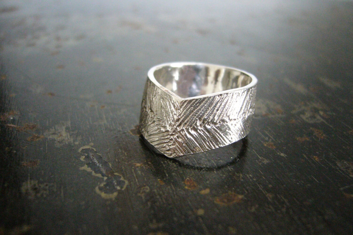 Sterling Silver Ring Silver Rings for Women Chevron Ring | Etsy