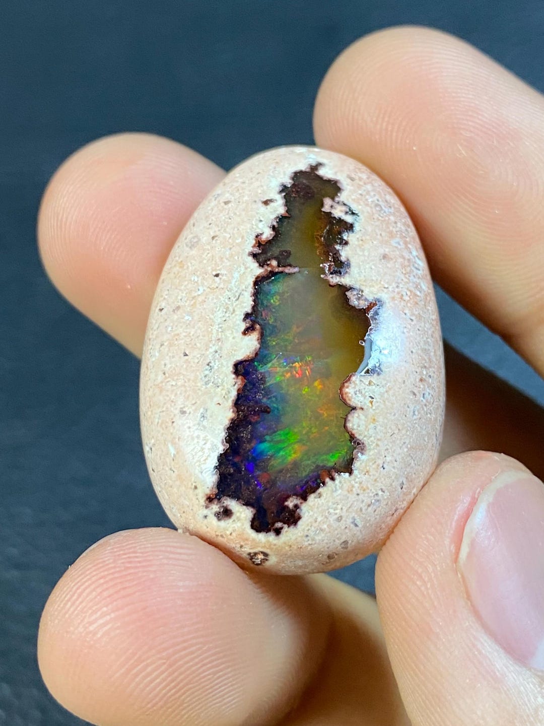 Mexican Fire Opal in Matrix: Natural Cantera Collector's Stone, Jewelry ...