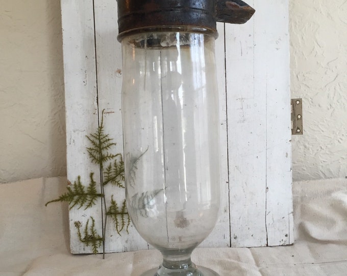 Vintage Blown Glass Fish Hatchery Jar - Etsy