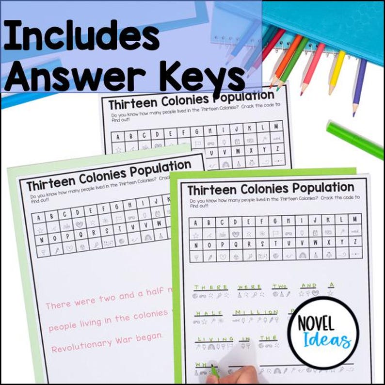 13 Colonies Activity Pack: US History Printables (PDF) - Etsy