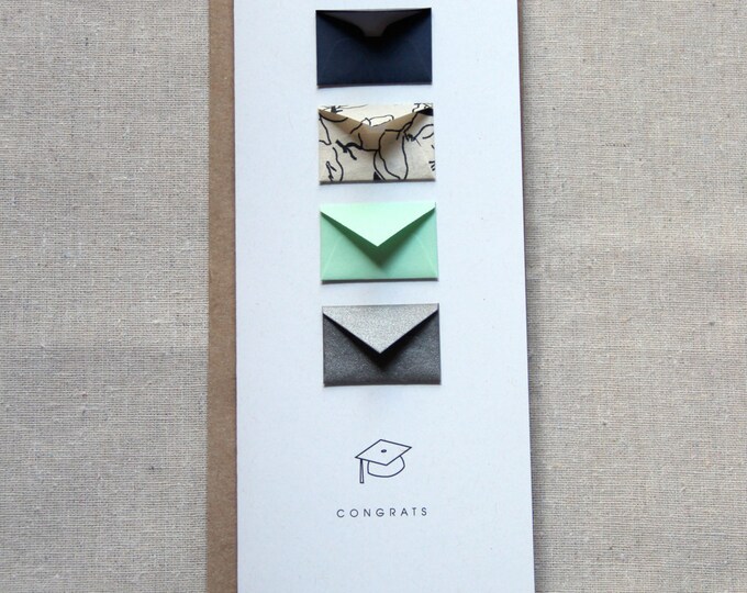 Congratulations Grads Tiny Envelopes Card | Etsy
