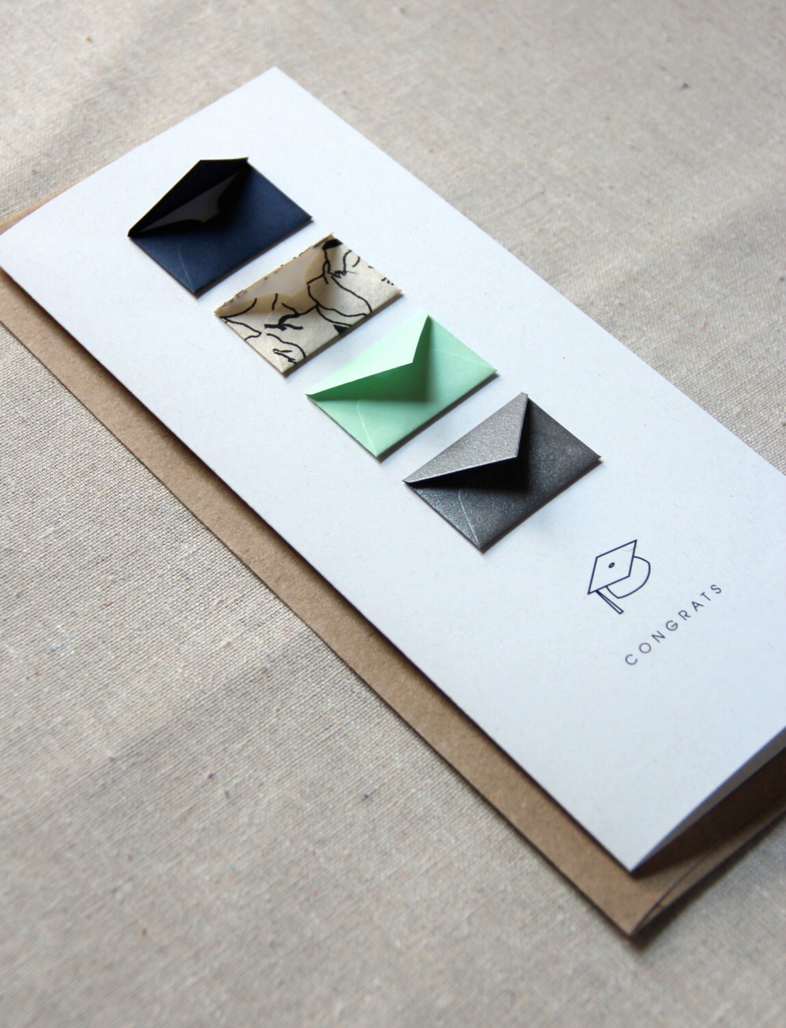 Congratulations Grads Tiny Envelopes Card - Etsy