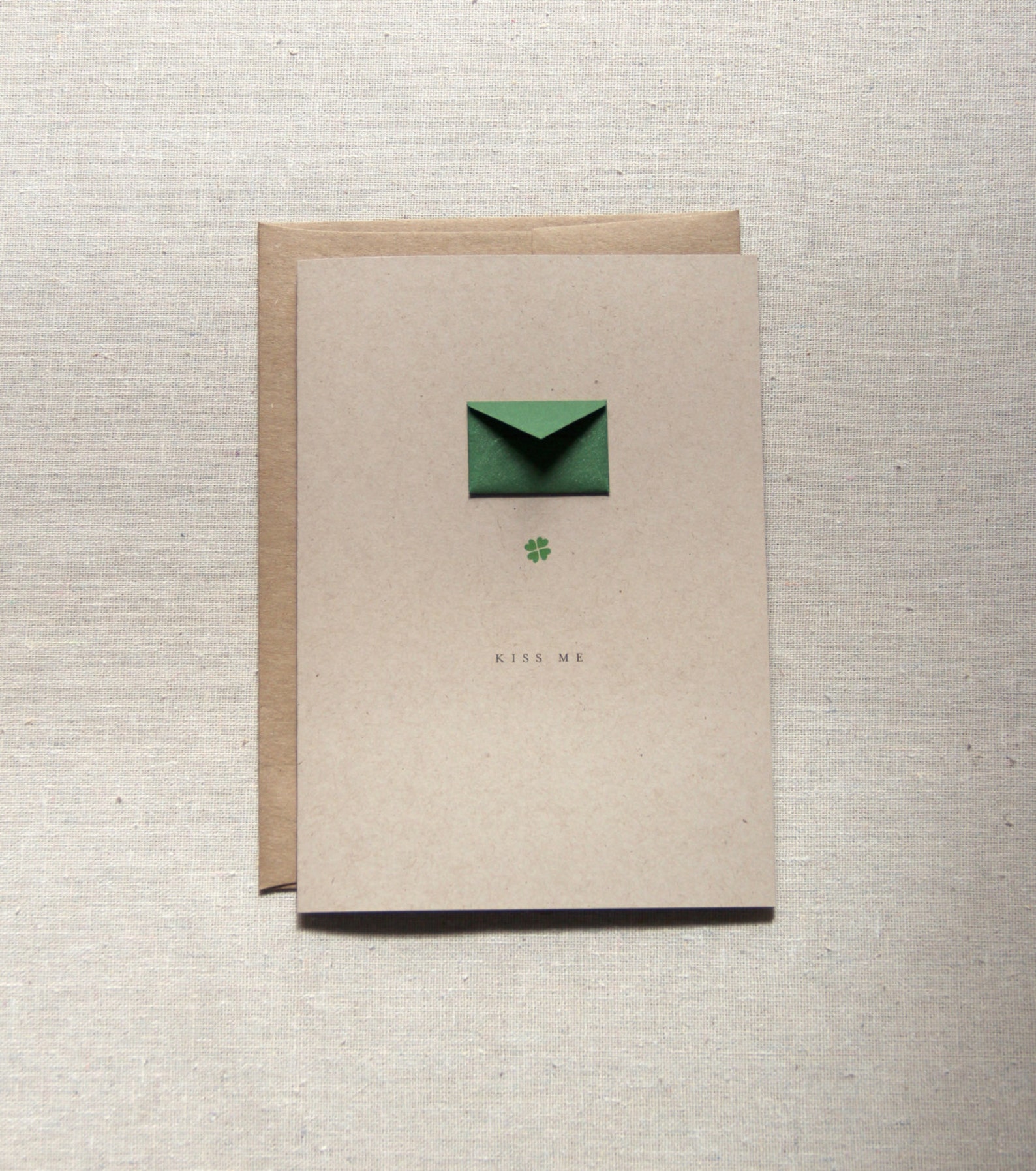 Kiss Me St. Patrick's Day Tiny Envelopes Card - Etsy Singapore