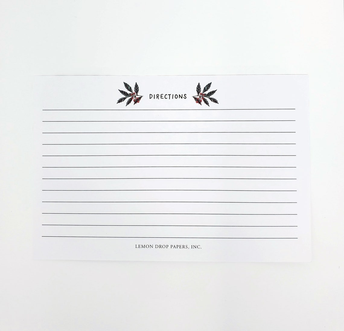 Berries Hand Illustrated Recipe Cards Set of 10 4x6 Flat | Etsy