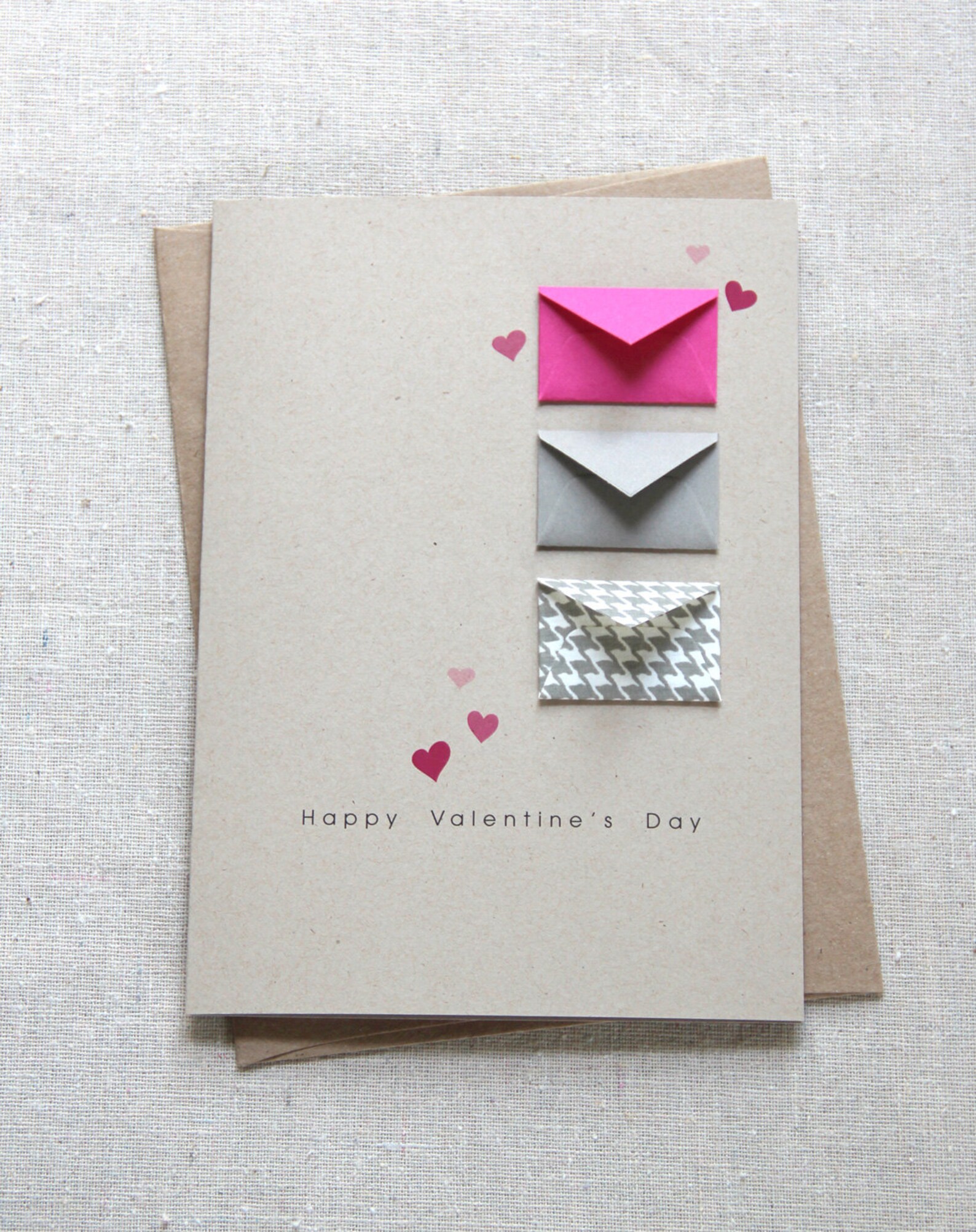 Valentine's Card Tiny Envelopes Card - Etsy