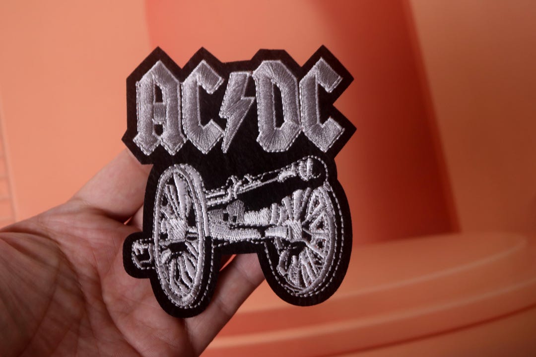 ACDC Patch, Band Patch, Music Patch, Iron on Patch, Embroidered Patch ...