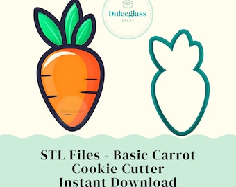Easter Carrot House - STL Cookie Cutter File - Instant Download - PNG ...