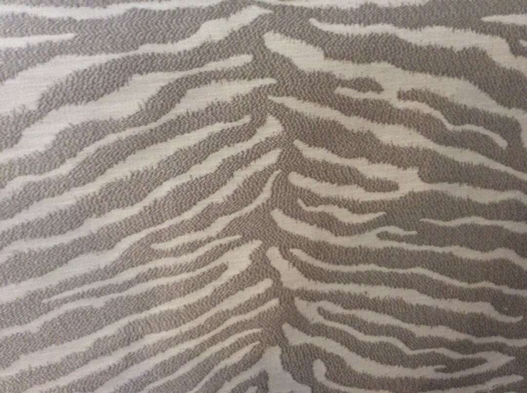 GREY Taupe TIGER STRIPE Woven Animal Upholstery Fabric,01-17-01-0916 - Etsy