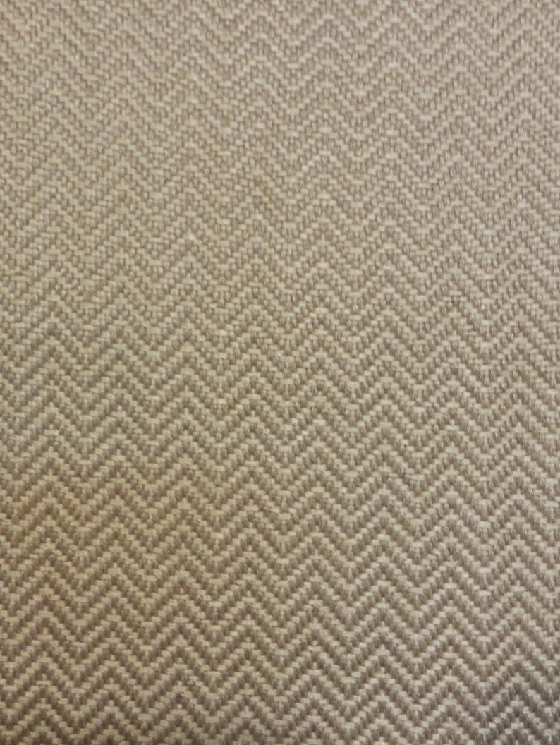 HERRINGBONE TAN and IVORY Woven Upholstery Fabric, 10-76-01-0914 - Etsy