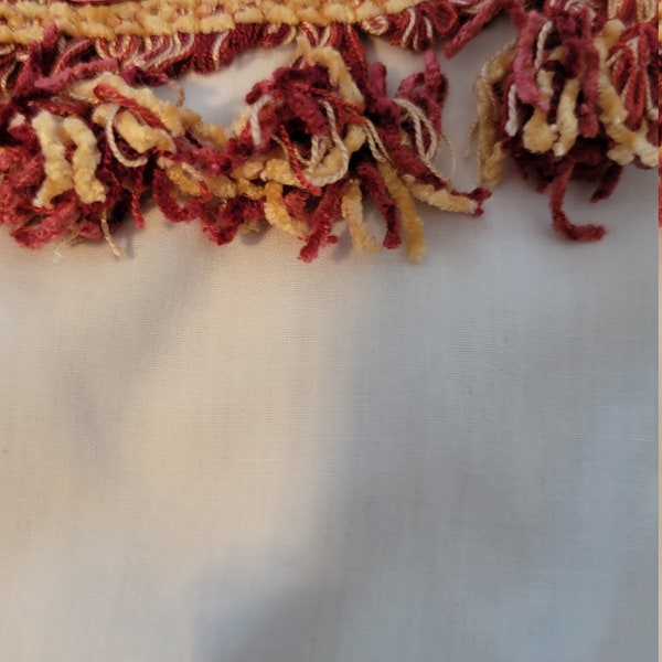 Red Fabric Trim - Etsy