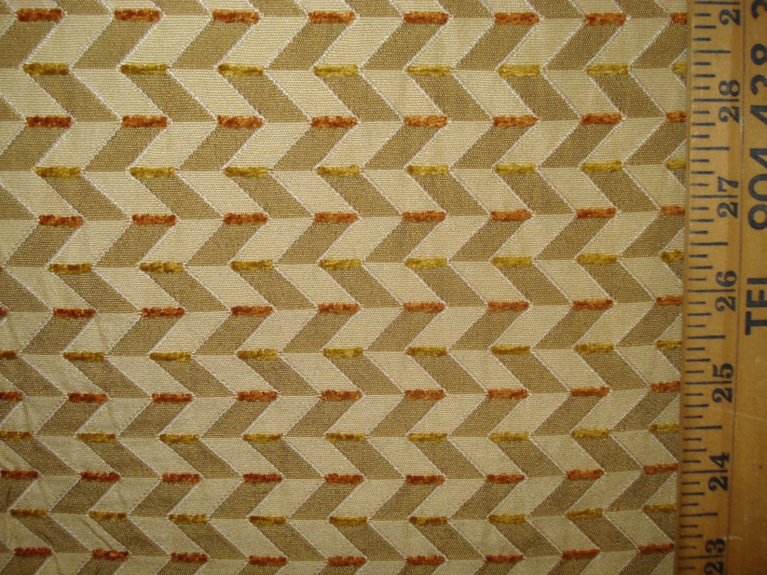 GOLD WOVEN GEOMETRIC Upholstery Fabric, 08-14-20-0911 - Etsy
