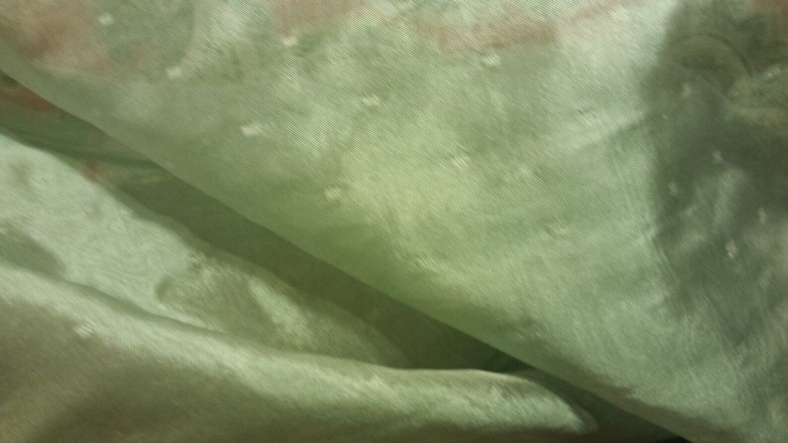SPA SHEER Aqua Polyester With DOTS 60" Wide Fabric Home Decor, 31-16-49 ...