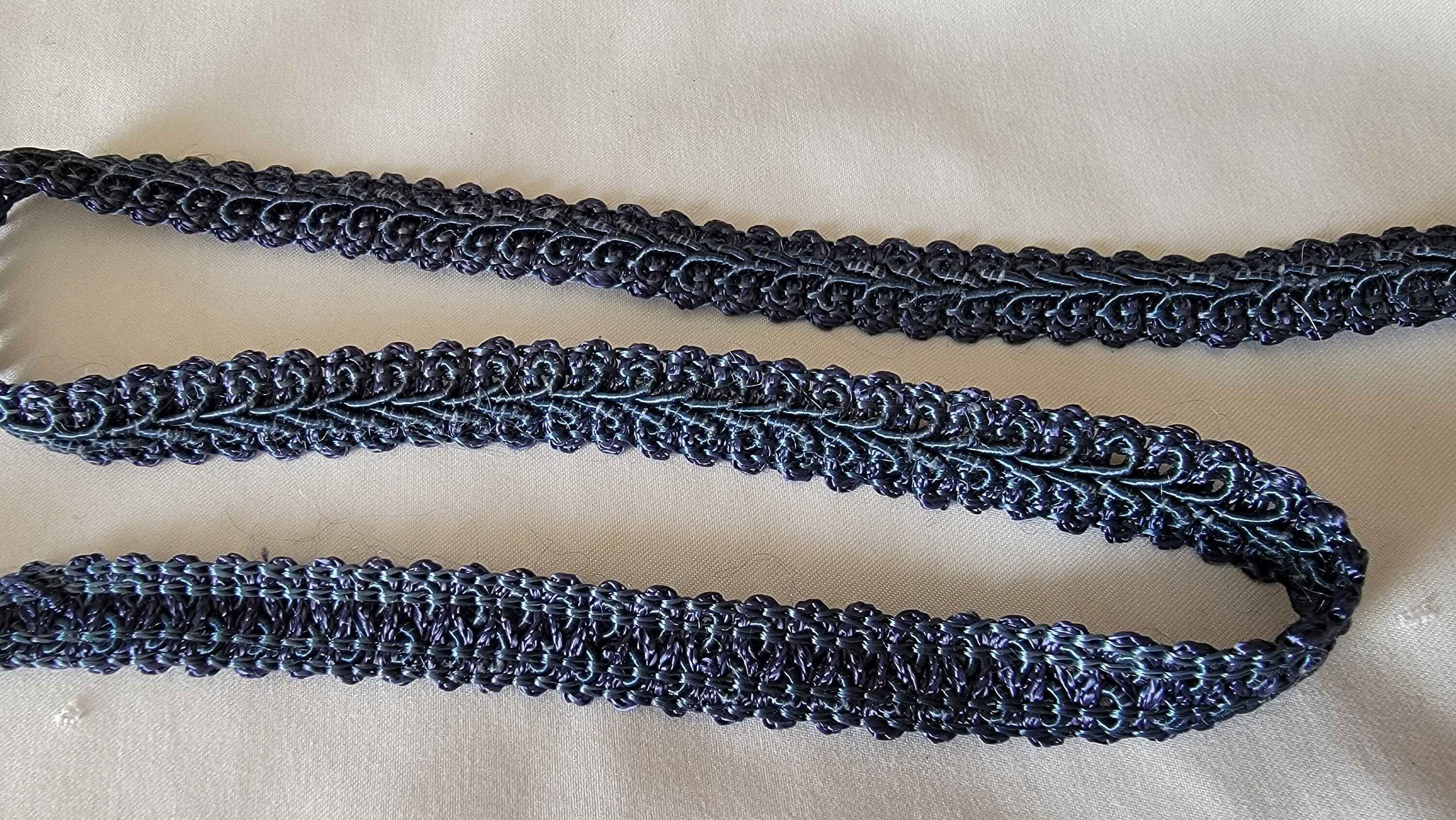 NAVY BLUE Flat GIMP Trim by the Yard - Etsy