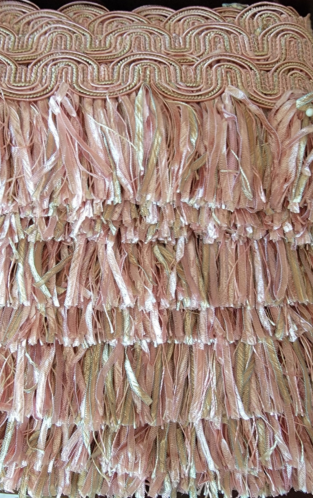 Petal PINK Cream RIBBON TRIM by the Yard - Etsy