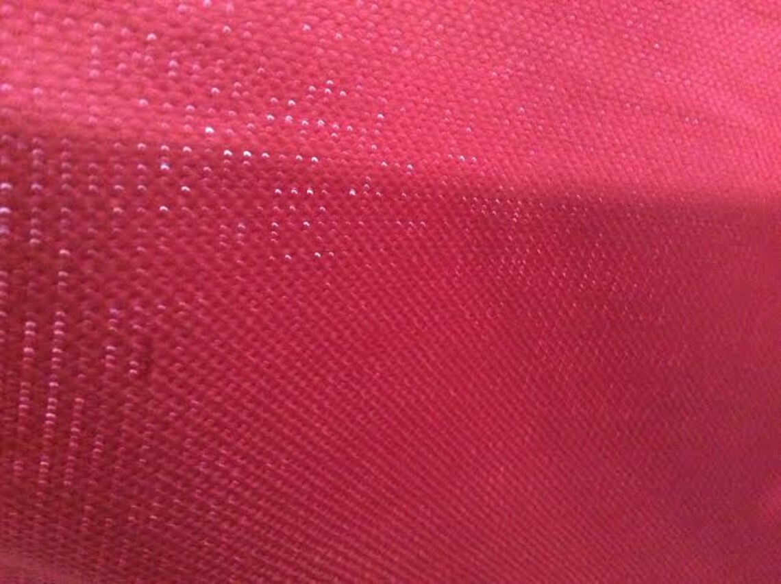 Bright CHERRY RED Solid Woven COTTON Upholstery Fabric Home Decor,02-60 ...