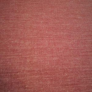 ROSE Red WOVEN Solid COTTON Texture Remnant Home Decor Fabric - Etsy