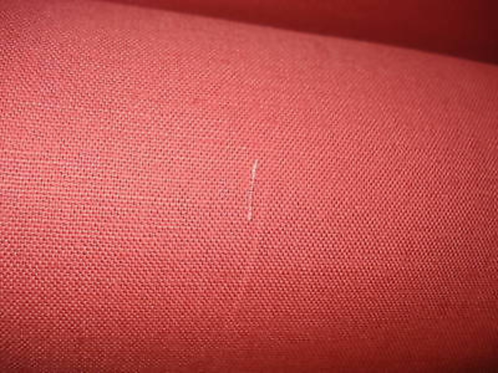 LIPSTICK RED Solid Woven LINEN Drapery Upholstery Fabric Home - Etsy