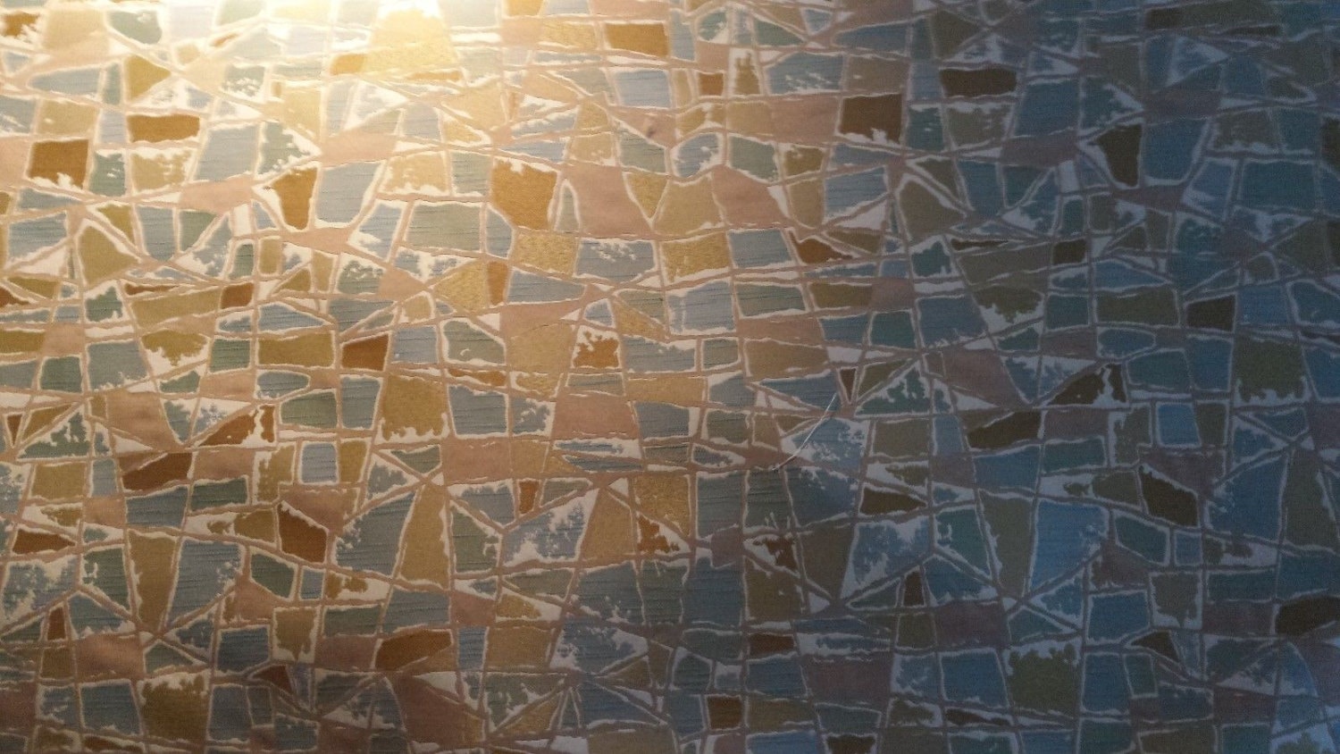 AQUA Tan Cream ABSTRACT Geometric COTTON Upholstery Fabric - Etsy