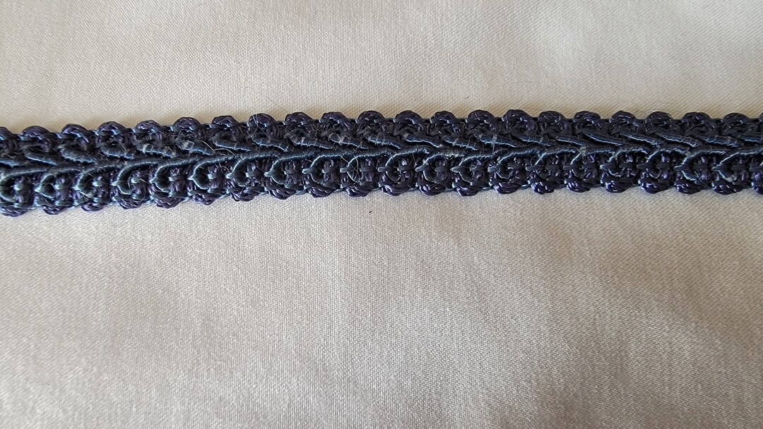 NAVY BLUE Flat GIMP Trim by the Yard - Etsy