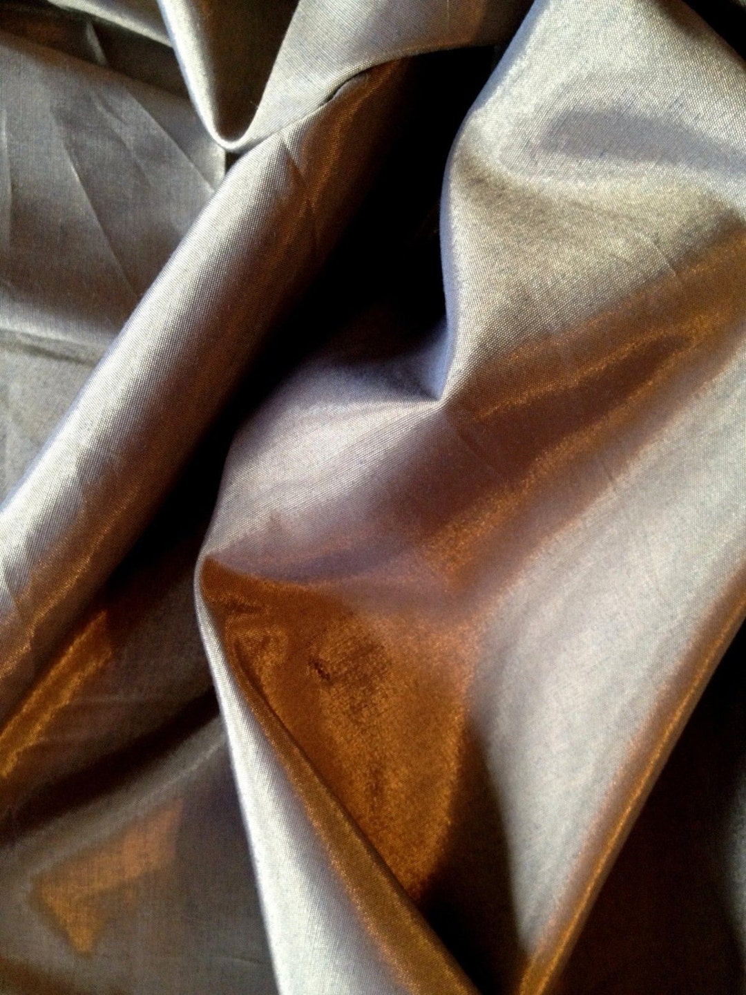 MOOD BRONZE Fabriccut Shimmering Satin DRAPERY Fabric 18-16-78-0212 - Etsy