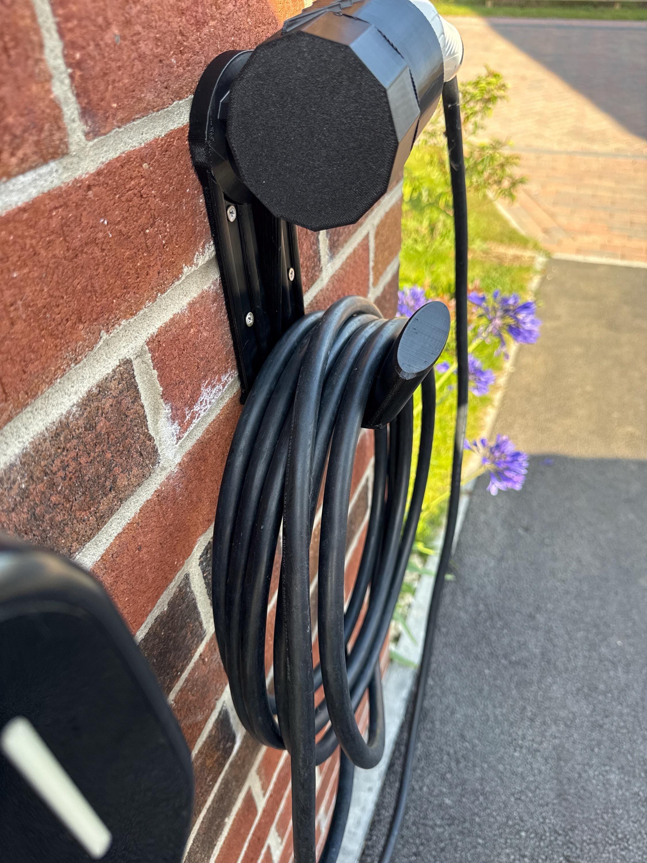 Heavy Duty Slimline Type 2 Electric Car Charger Dock & Cable Tidy ...