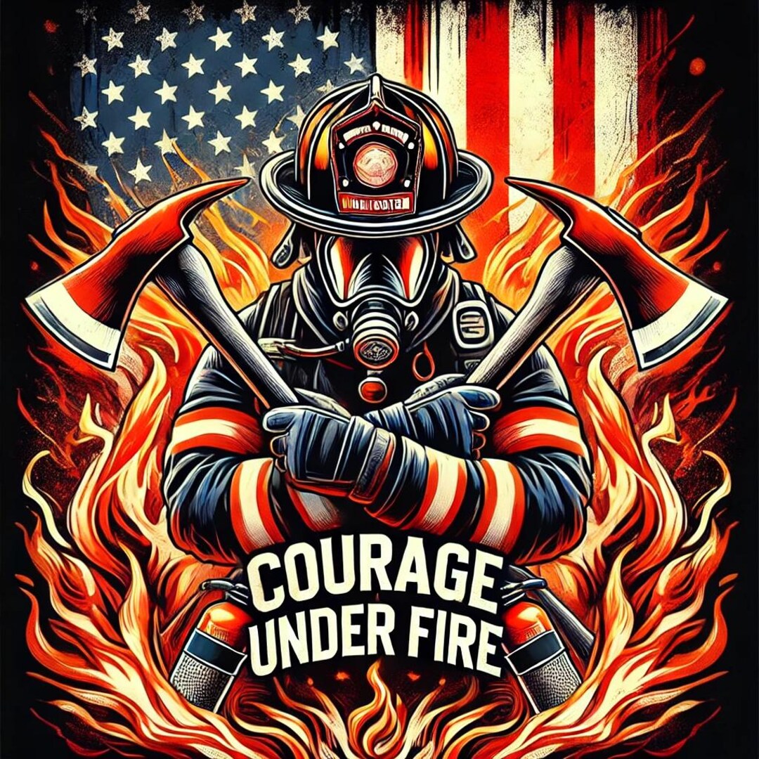 The Firefighters Valor Collection: Bravery, Courage, Strength - Etsy ...