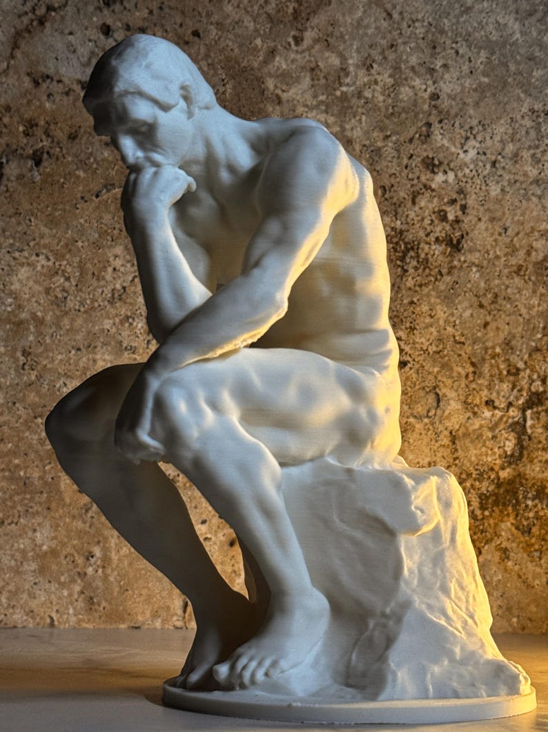 Intricate the Thinker Replica - Rodin's Iconic Masterpiece - Etsy