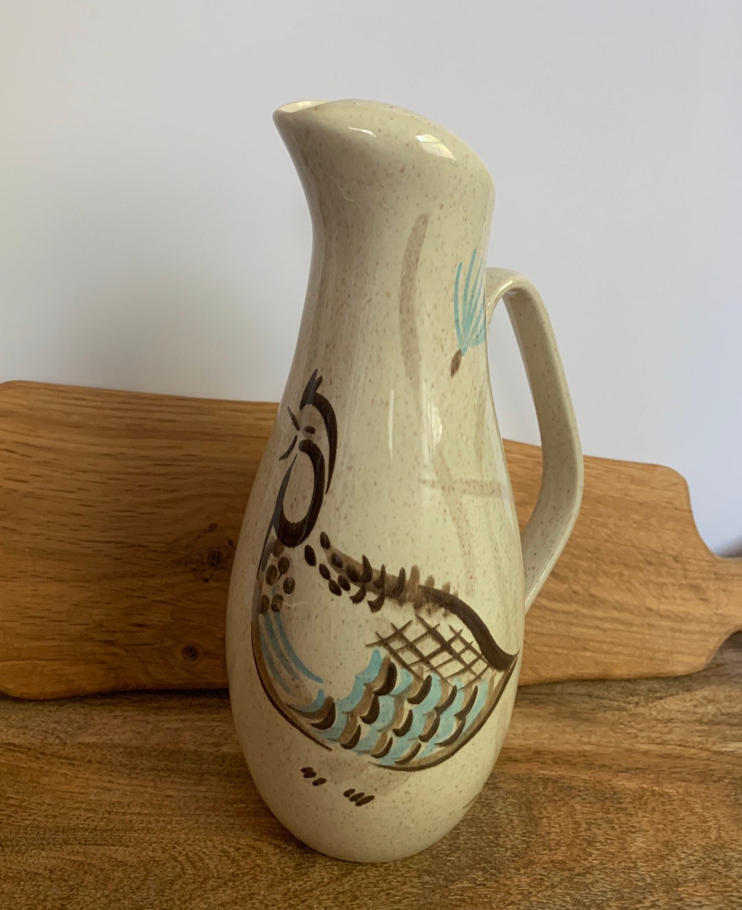 11 In. Red Wing Bob White Water Pitcher Mid Century/1950's - Etsy