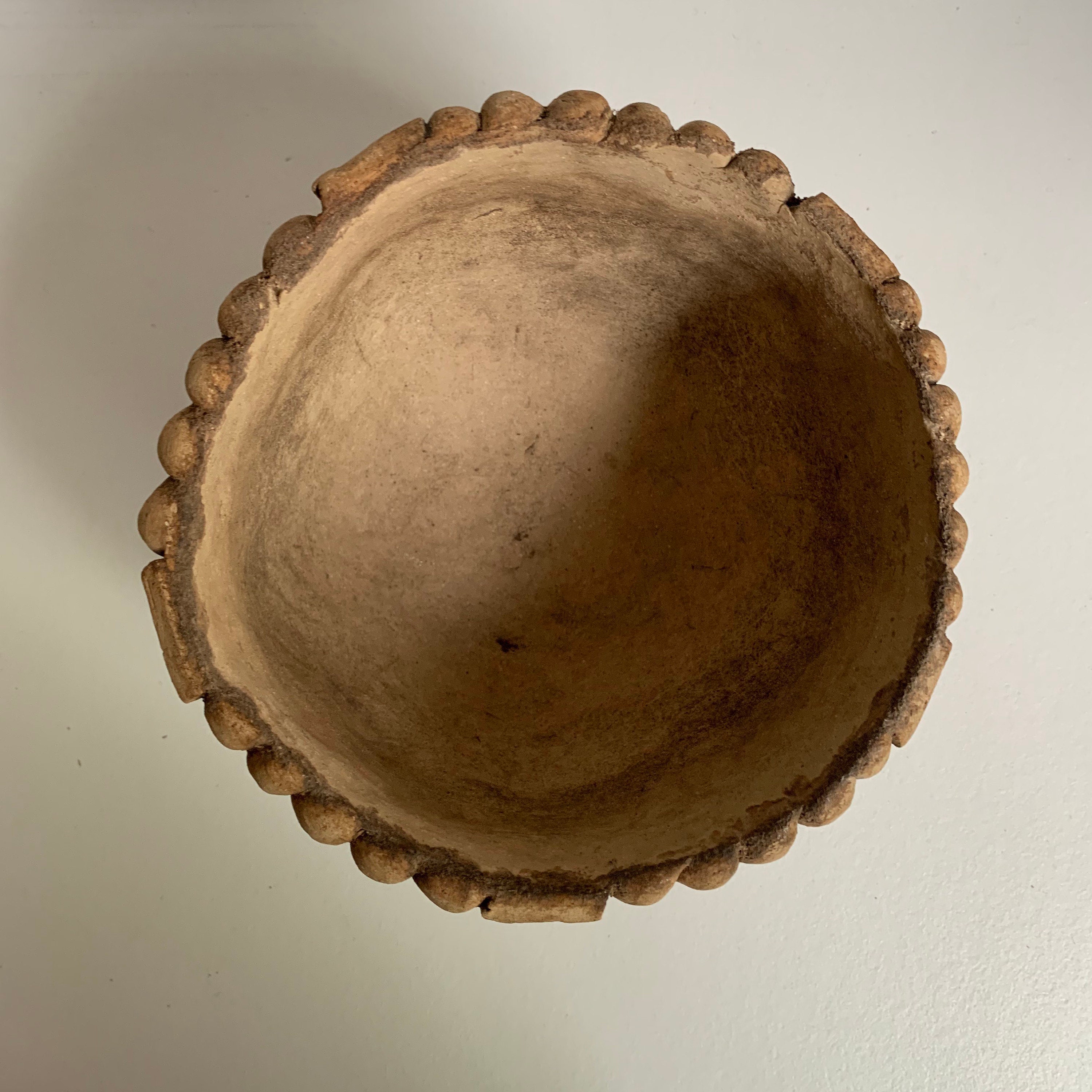 Nulton Stoneware Studio Pottery Incised Vessel Planter | Etsy