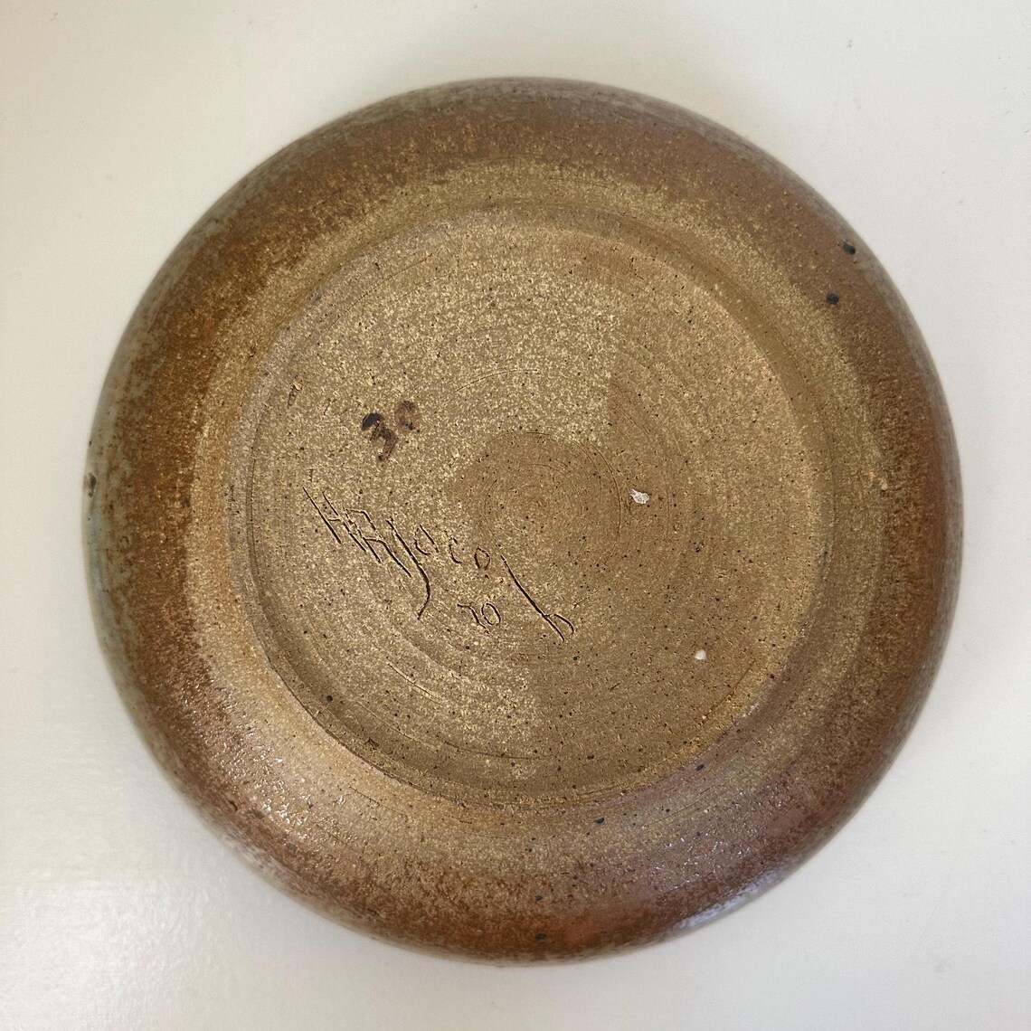 Blue 1970 H A Jacob Studio Drip Pottery Bowl - Etsy