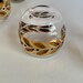 Eight Mid Century Gold Leaf and Black Roly Poly Glasses - Etsy
