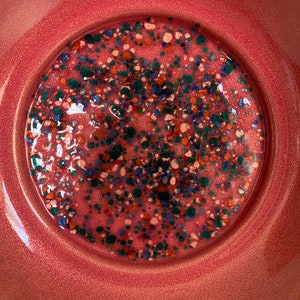 8 In. Vicki Pink Splatter Enamelware Bowl Vintage/1960's - Etsy