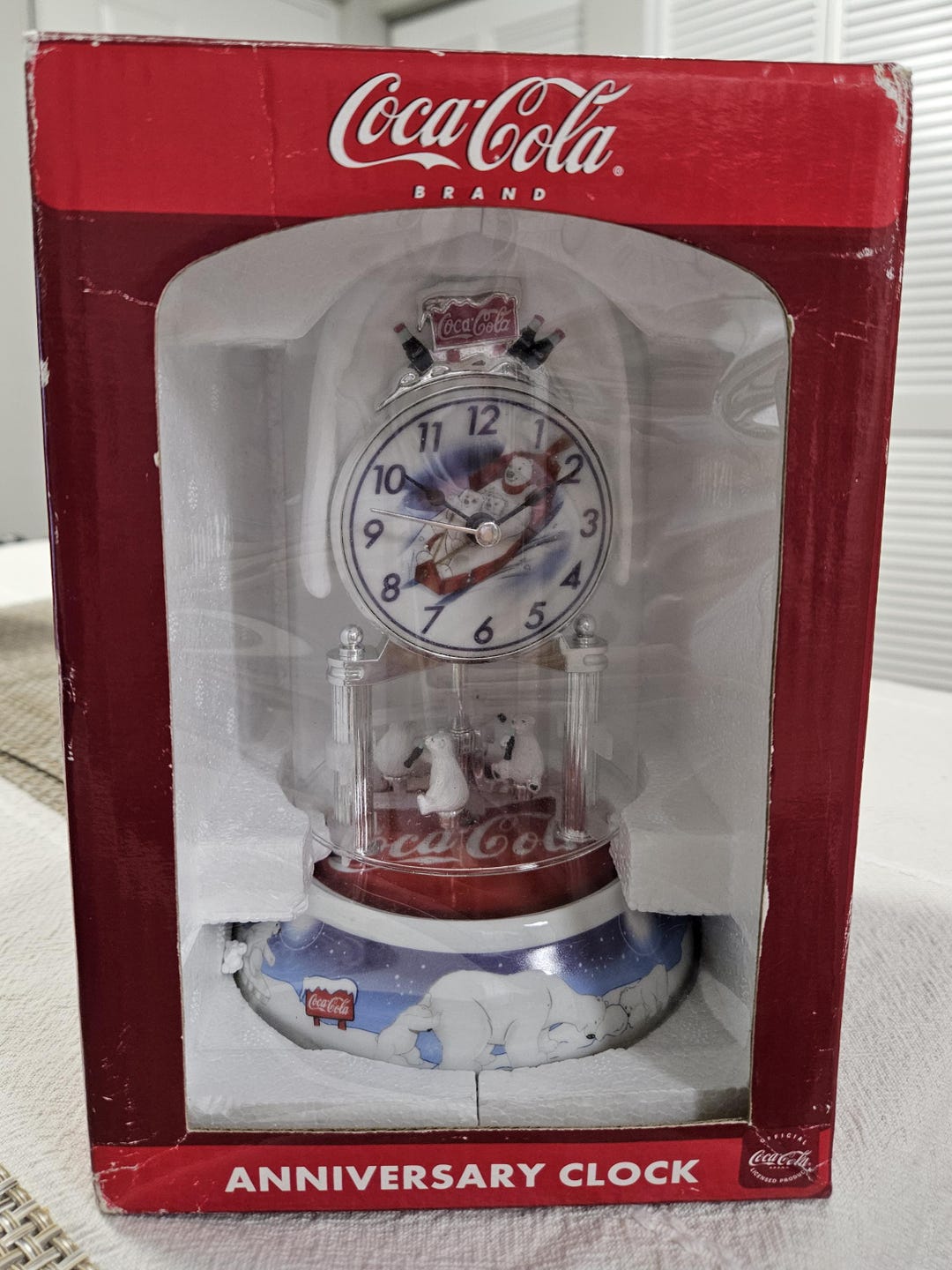 Coca-cola, Clock, Polar Bear, Anniversary Coca-cola Polar Bears - Etsy
