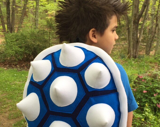 Blue Bowser Shell Backpack - Etsy