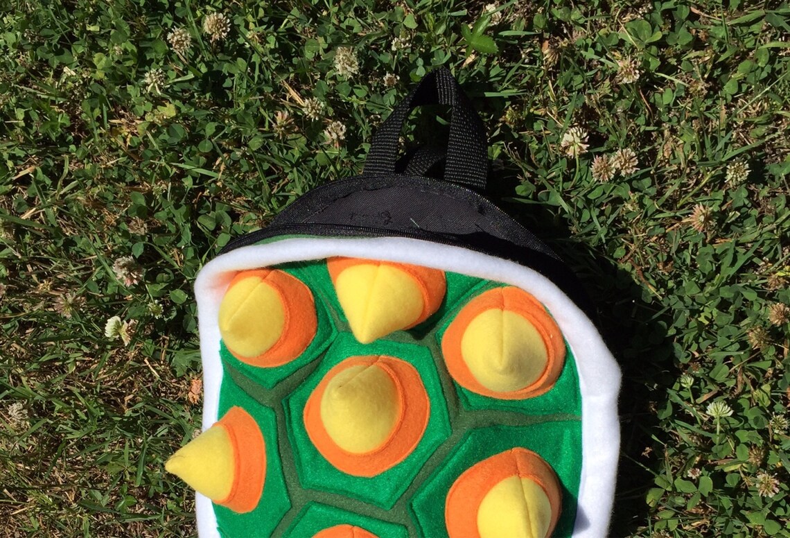 Blue Bowser Shell Backpack | Etsy