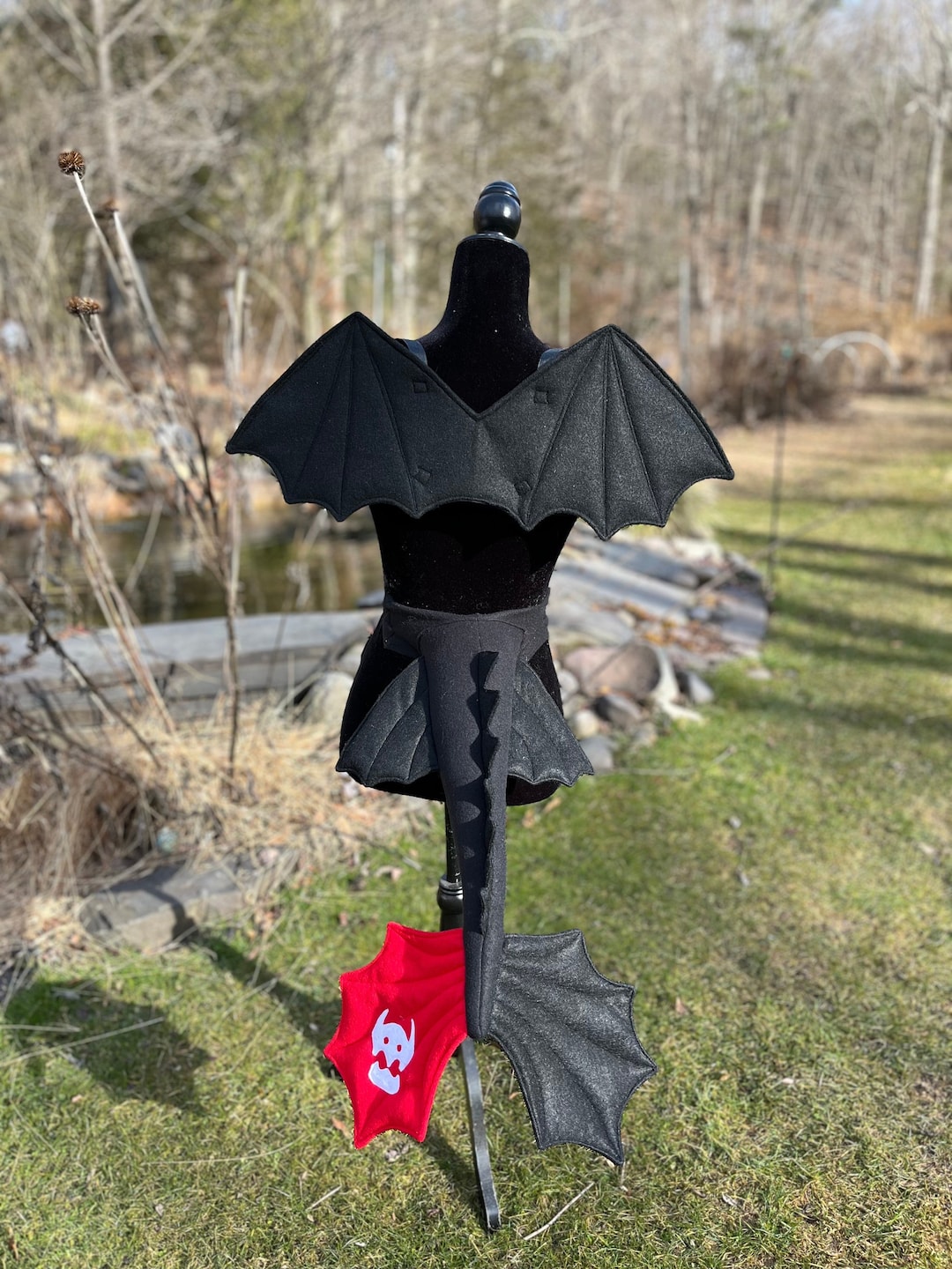 Night Fury Inspired Wings and Tail - Etsy