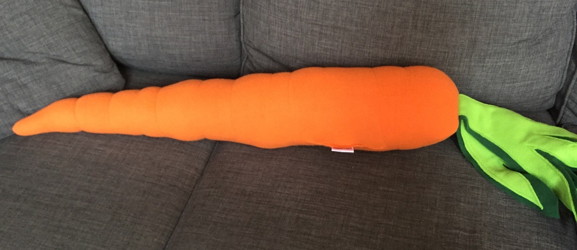HUGE Plush Carrot | Etsy