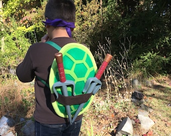TMNT Red Mask and Shell Teenage Mutant Ninja Turtles Not Original Set ...