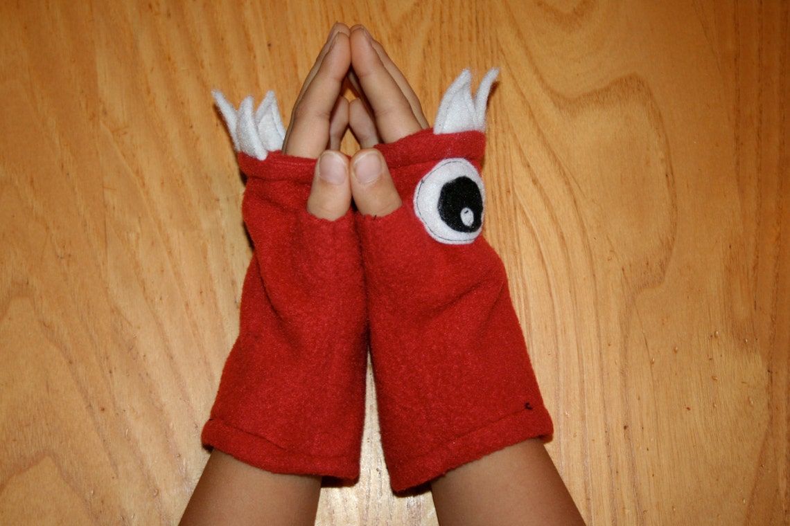 Chomp Fingerless Gloves for Chompy Little Hands - Etsy