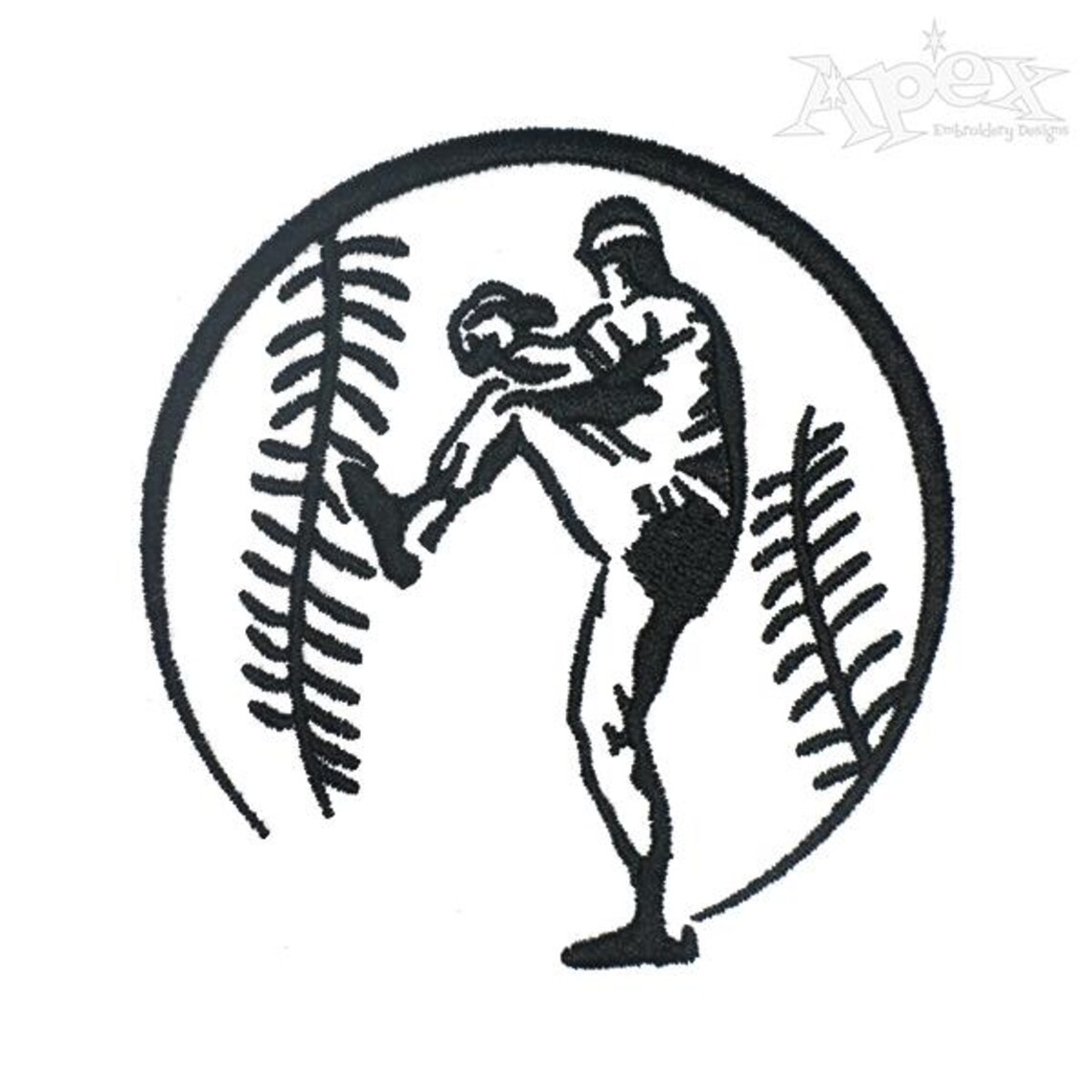 Baseball Pitcher Machine Embroidery Design PES DST JEF Instant Download ...