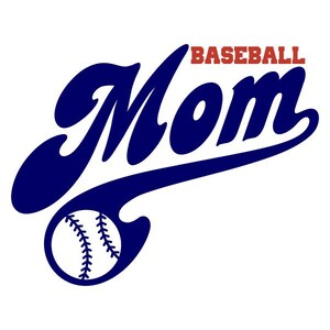 Baseball Mom Cuttable Design SVG PNG DXF & Eps Designs Cameo File ...