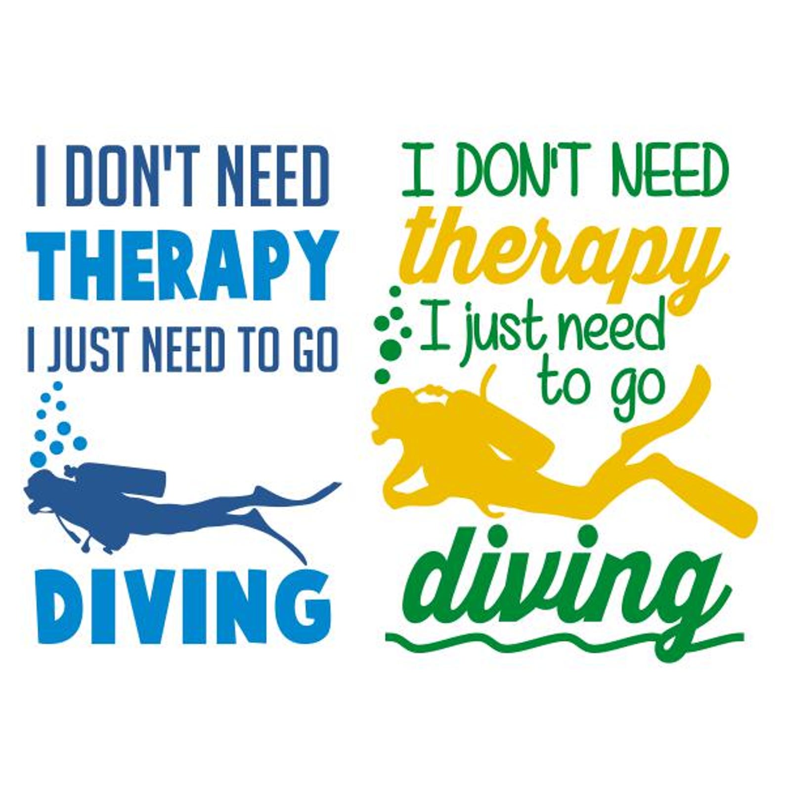 Scuba Diving Cuttable Design SVG PNG DXF & Eps Designs Cameo File ...