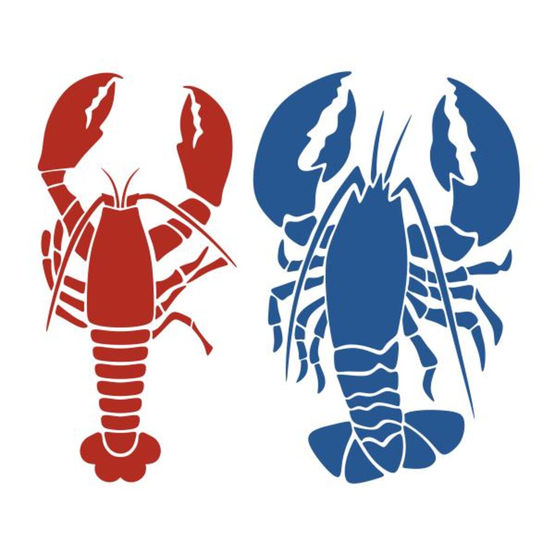 Lobsters Cuttable Design SVG PNG DXF & Eps Designs Cameo File ...