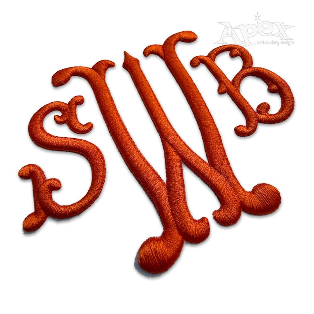 Wicks Candle 3D Puffy Machine Embroidery Font Alphabet Letters INSTANT ...