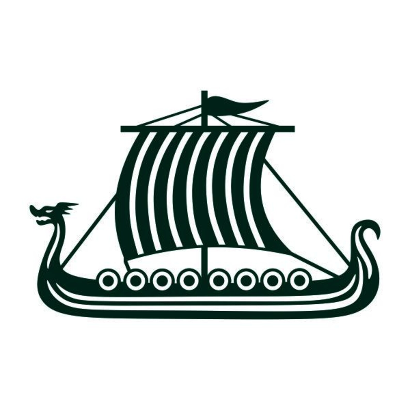 Viking Ship Cuttable Design SVG PNG DXF & Eps Designs Cameo File ...