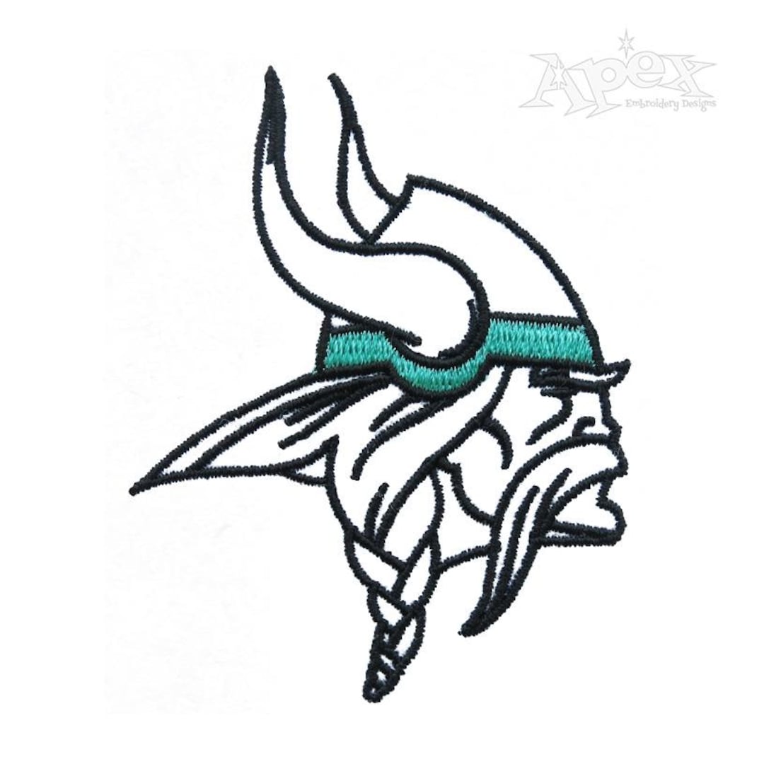 Viking Head Machine Embroidery Design PES DST JEF Instant Download - Etsy