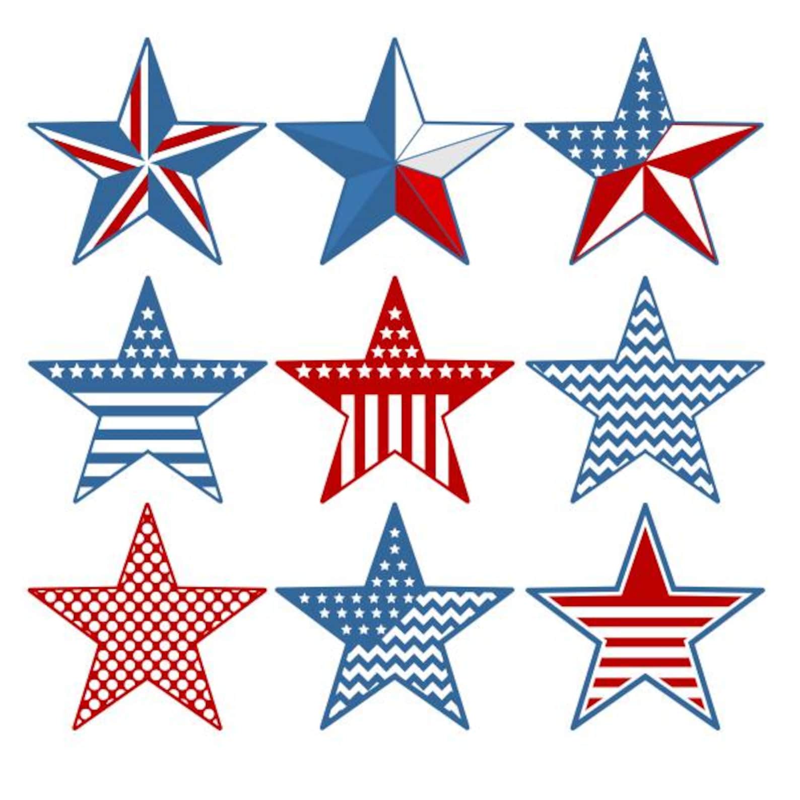 Star United States Flag Cuttable Design SVG PNG DXF & Eps Designs Cameo ...