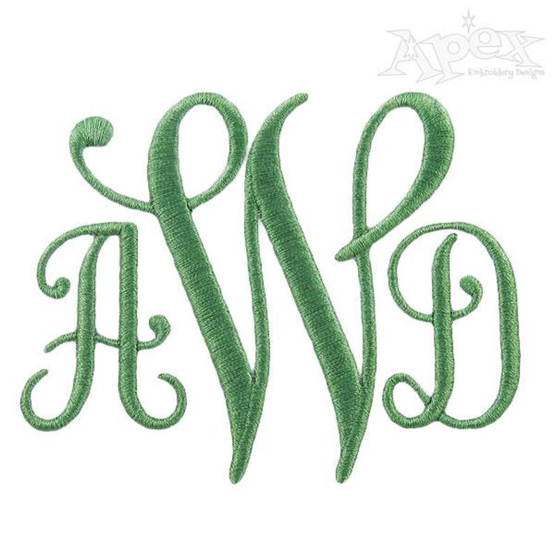 Watkins Machine Embroidery Font Alphabet Letters INSTANT DOWNLOAD BX ...